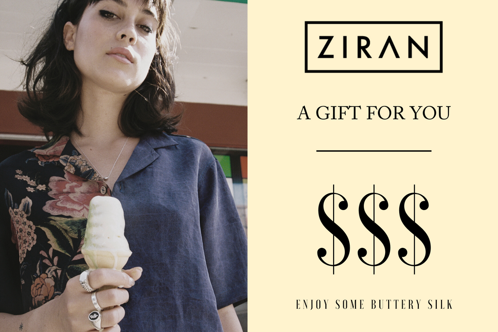 ZIRAN GIFT CARD – Ziran